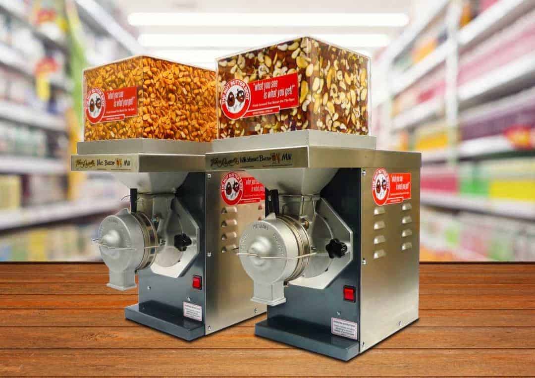 Wholenut-Butter-Mill-Shopping-supermarket-Stainless » NUT BUTTER MILL